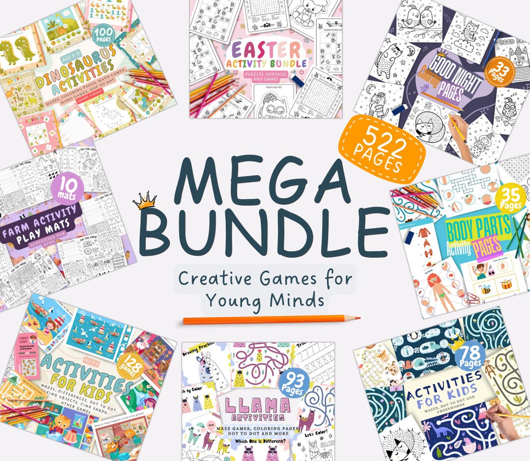 Educational Worksheets for Preschoolers Kindergarten Learning Pack for ...