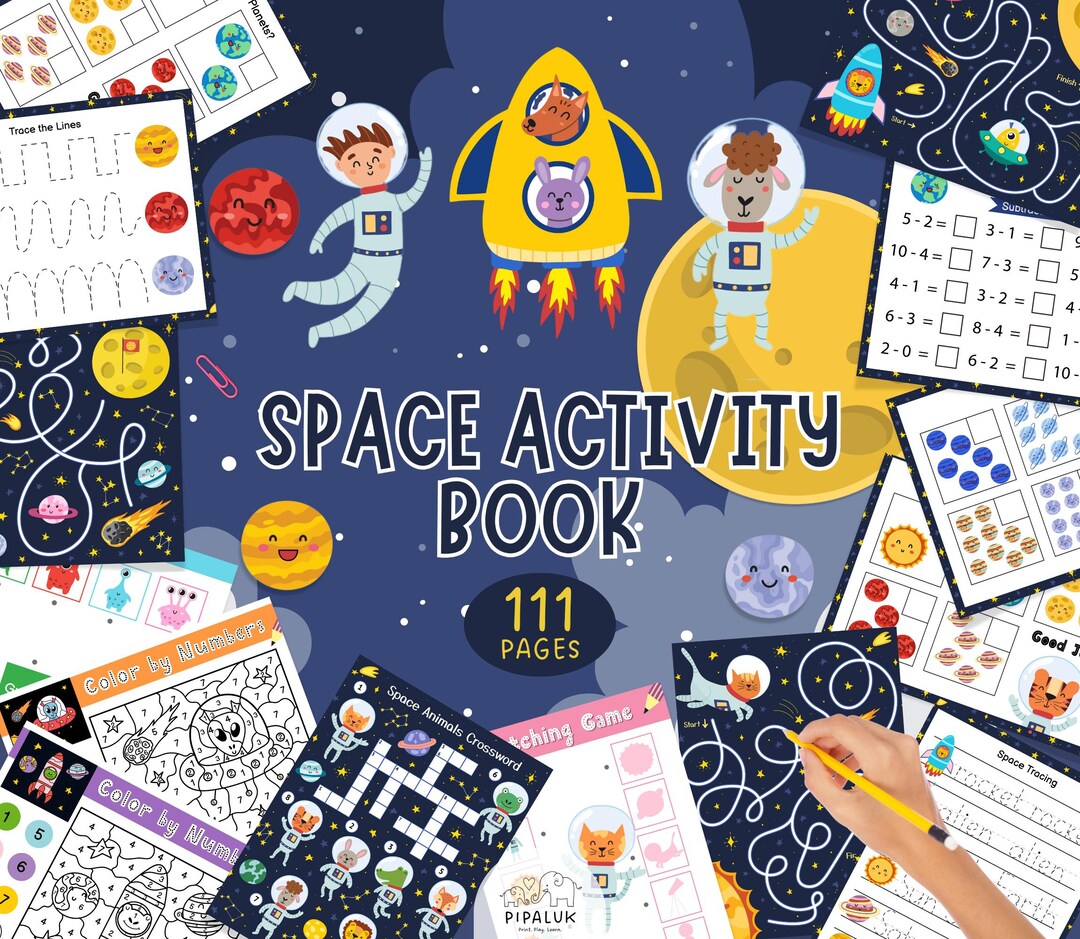 Printable Space Activities for Kids Educational Space Games Children’s ...