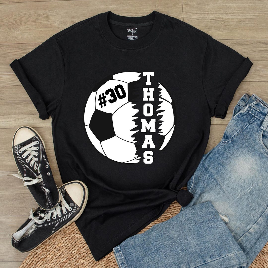 Custom Soccer Shirt, Soccer Graphic Tees, Personalized Soccer T-shirt ...