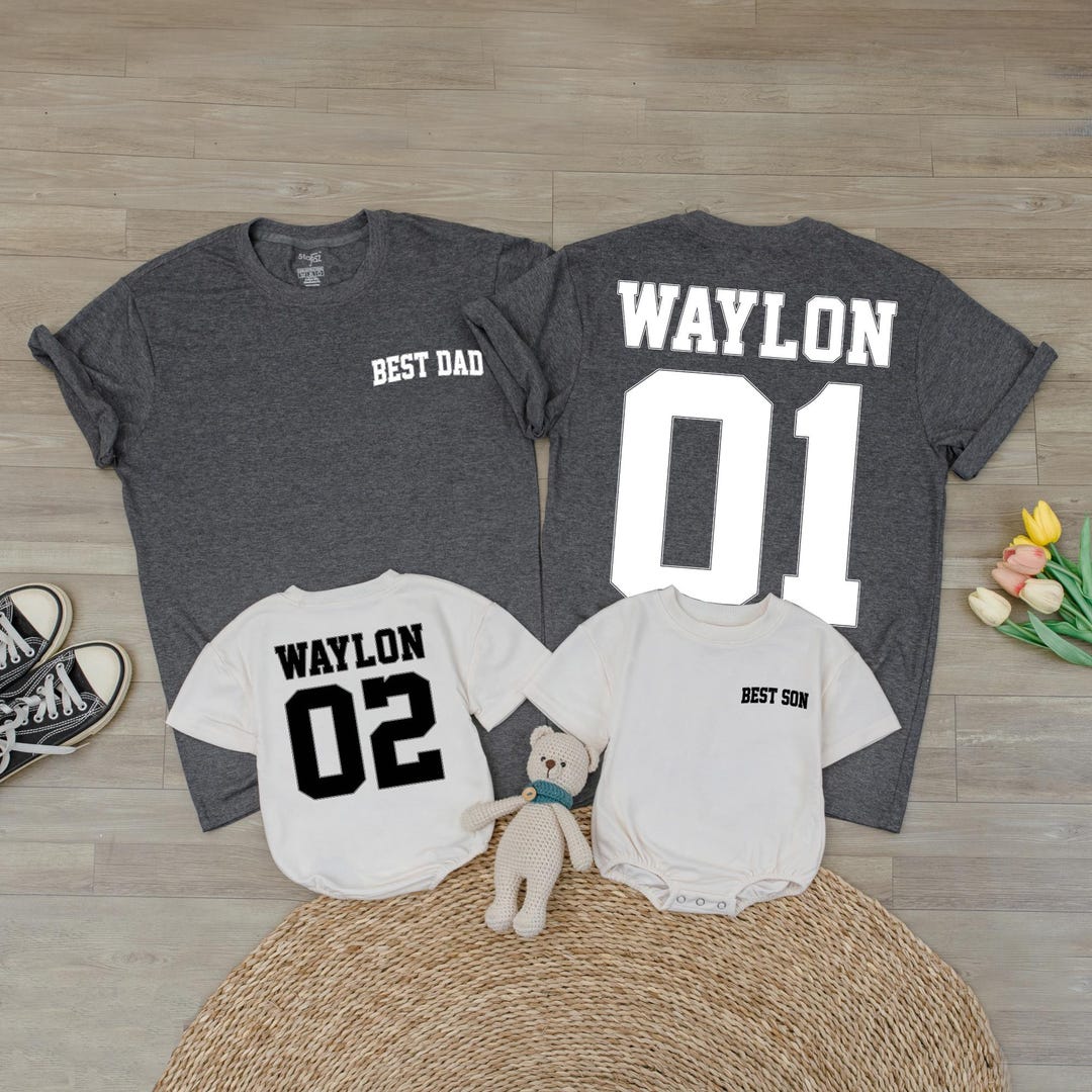 Personalized Dad Last Name Shirt, Fathers Day Gift Shirt, Family T ...