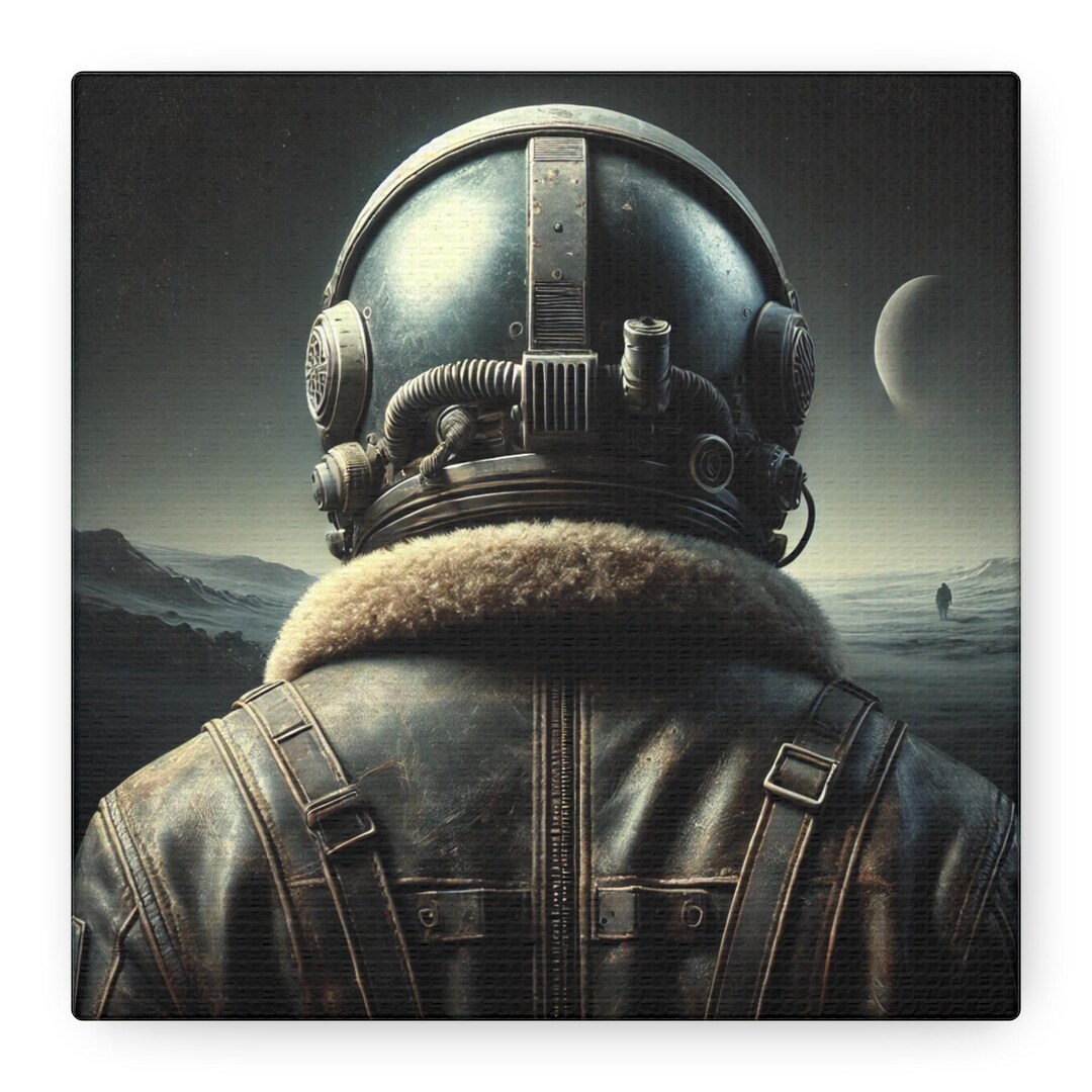 Canvas Art, Space Cadet Decor, Sci Fi Wall Art, Matte Canvas Print ...