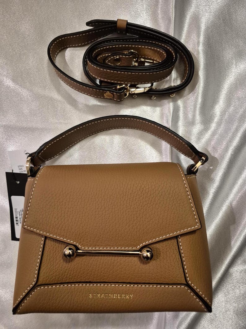 Strathberry Mosiac Nano Bag Tan - Etsy