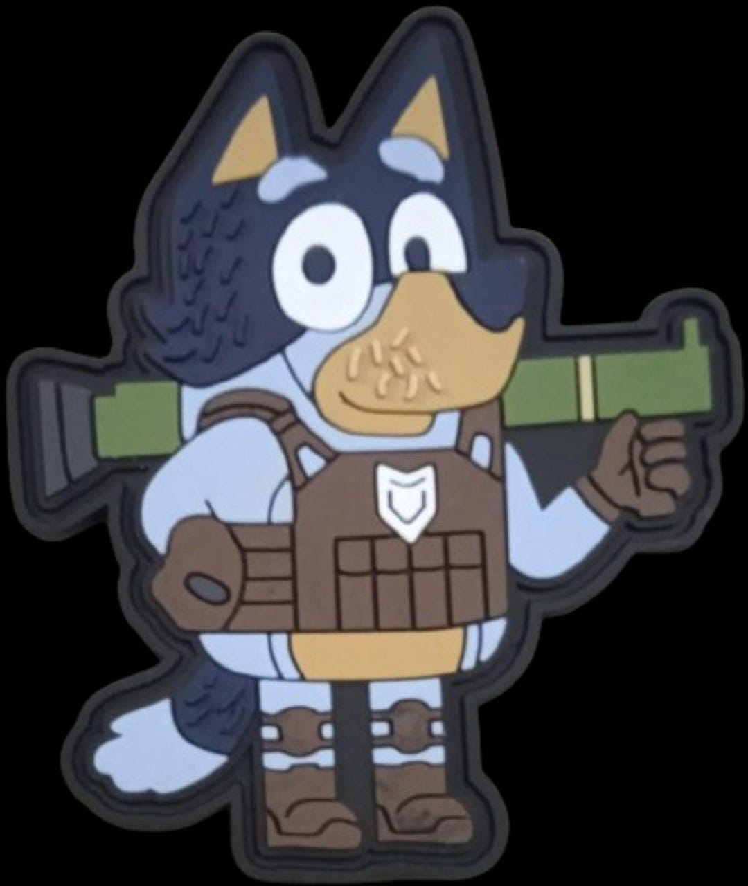 PVC Bluey Moral Tactical Patch Hook Police GBRS FOG Supdef - Etsy