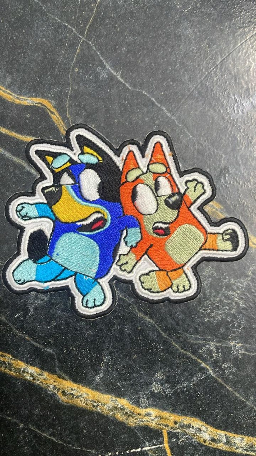 Embroidery Bluey Moral Tactical Patch Hook/loop Military Police GBRS ...