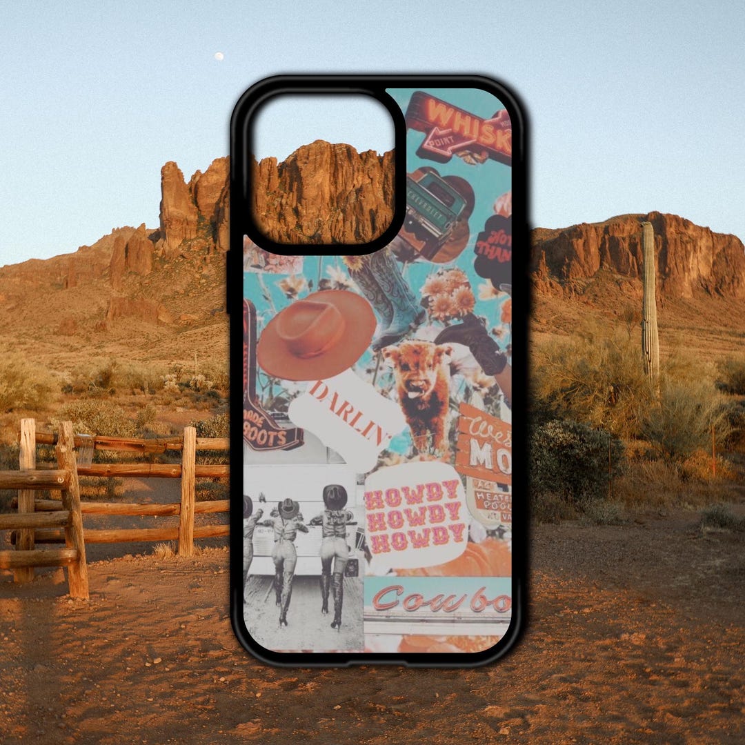 Vintage Cowgirl Cowboy Country Western Phone Case - Etsy
