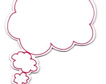 Dry Wipe Speech Bubble Magnet Write Your Own Messages - Etsy