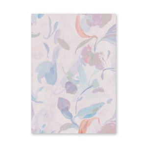 Abstract Blooms Wallpaper - Violet, Abstract Floral Wallpaper, Retro ...