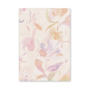 SAMPLES Abstract Blooms Wallpaper, Abstract Floral Wallpaper, Retro ...