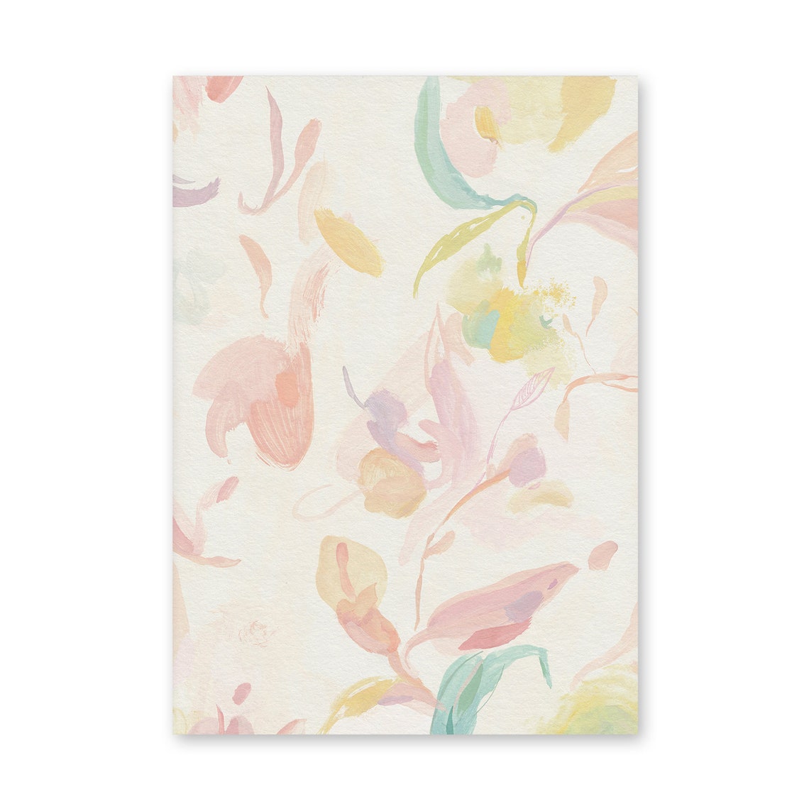 Abstract Blooms Wallpaper - Peach, Abstract Floral Wallpaper, Retro ...