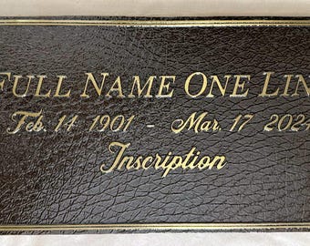 12"x24" Upper Floral Garland Bronze Grave Marker - Etsy