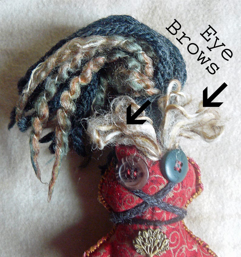One of a Kind Voodoo Karma Doll, Spirit Poppet, Potection Effigy ...