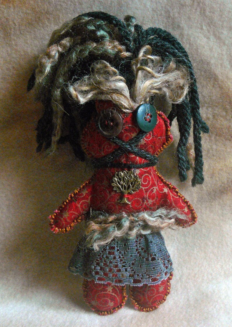 One of a Kind Voodoo Karma Doll, Spirit Poppet, Potection Effigy ...