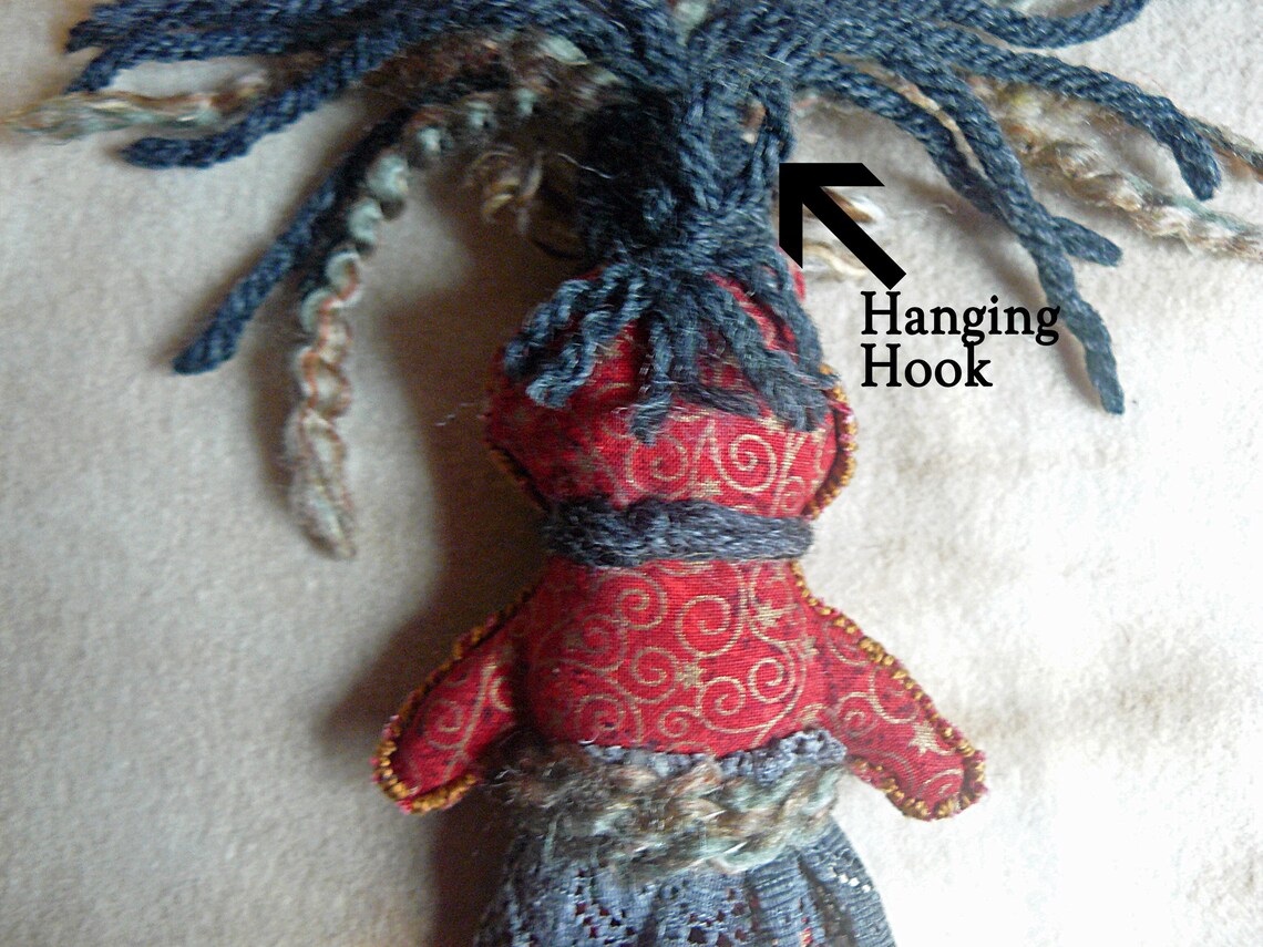 One of a Kind Voodoo Karma Doll, Spirit Poppet, Potection Effigy ...