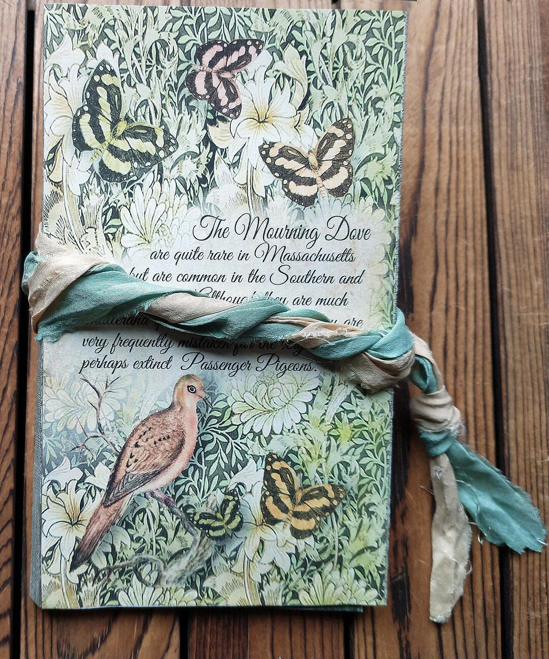 Digital Mourning Doves Digital Folio, Art Booklet, Mini Journal, Pocket ...