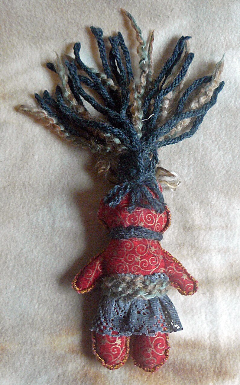 One of a Kind Voodoo Karma Doll, Spirit Poppet, Potection Effigy ...