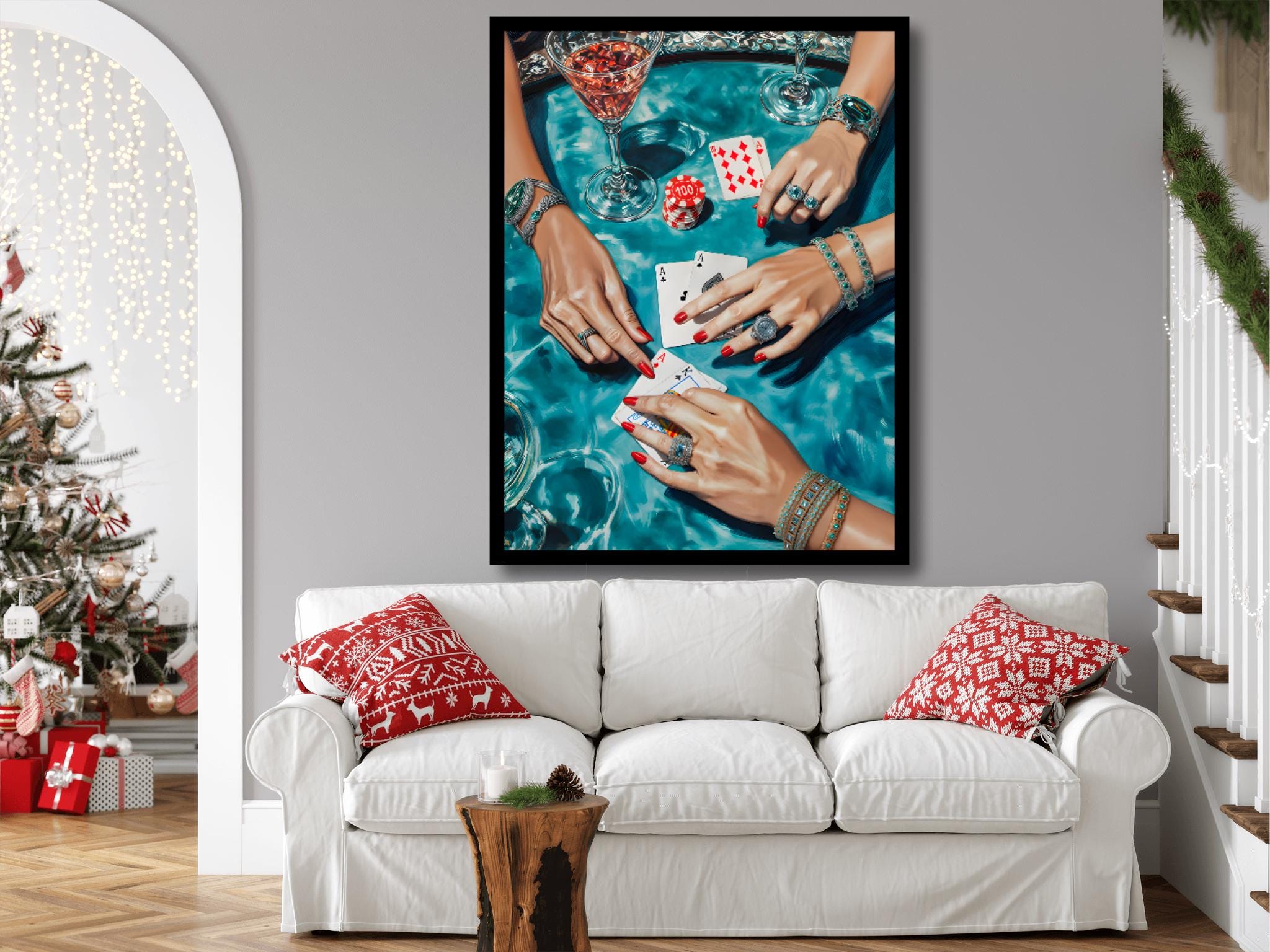 Poker Night Digital Poster Printable Wall Art , Room Decor , Poker ...