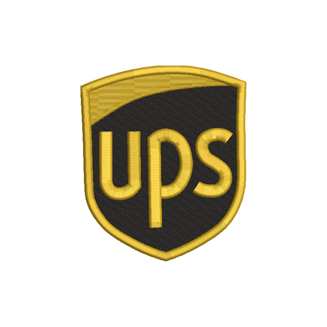 UPS Embroidery File - Formats PES Create Your Own Unique Patches Using ...