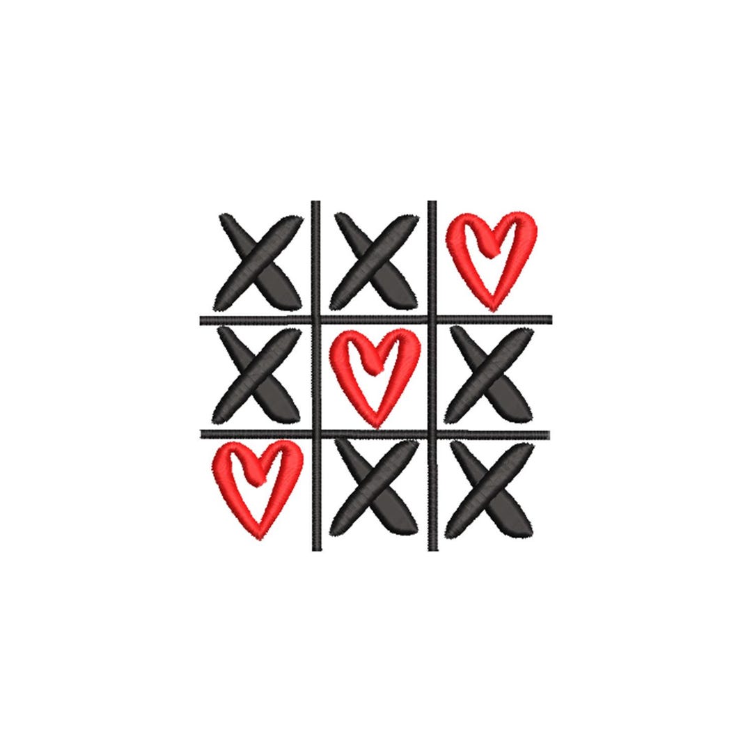 XOXO Embroidery File - Formats PES Create Your Own Unique Patches Using ...
