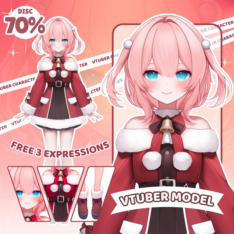 Custom LIVE2D Vtuber Model, Rigging, Vtuber Assets, Custom Vtuber ...