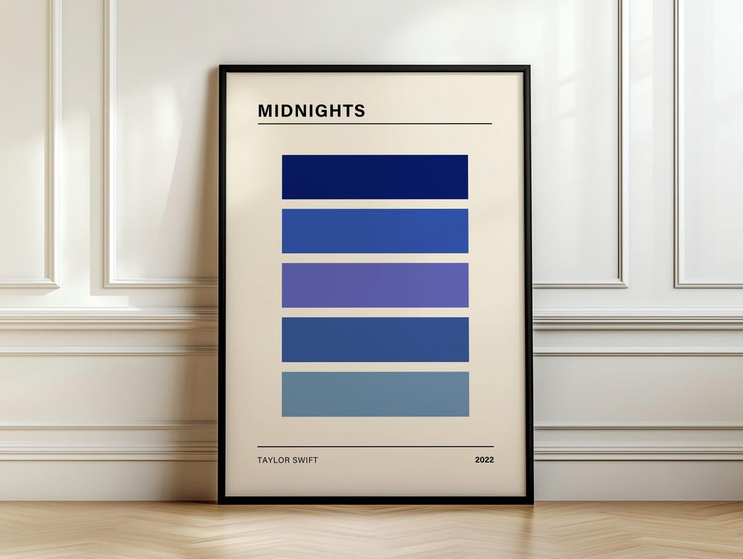 Taylor Swift Midnights Album Poster Taylor Swiftie Merch Swiftie Gifts ...