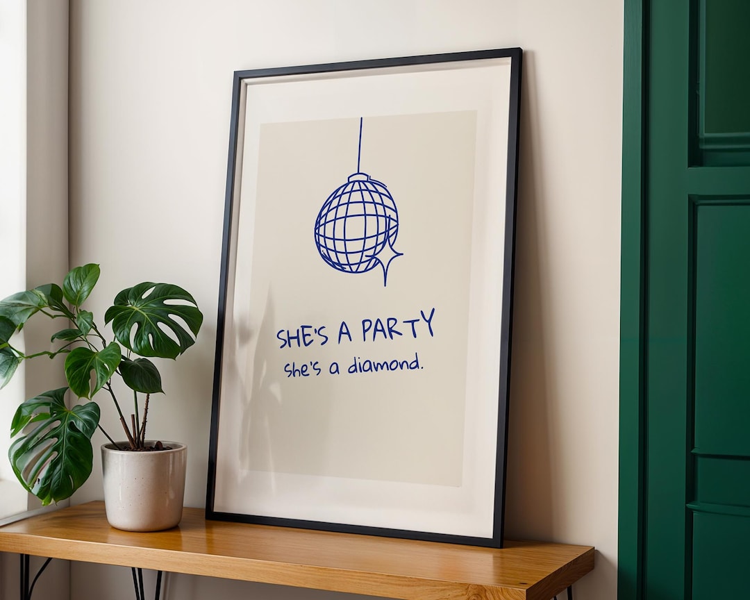 Olivia Rodrigo Poster, 'she's a Diamond' Lyrics Print, Music Wall Art ...