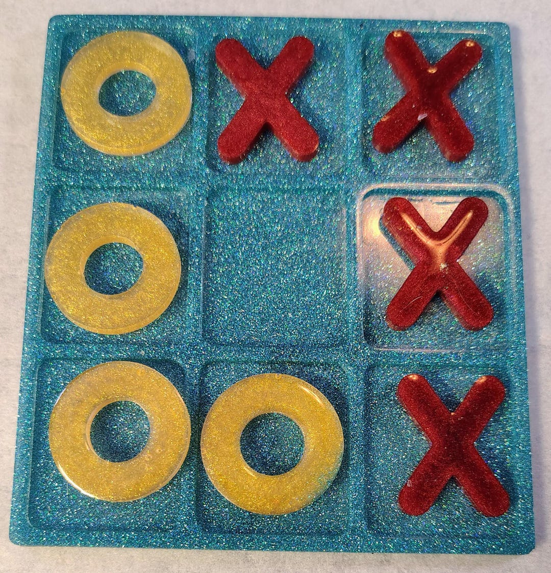 Tic Tac Toe Gameboard and Pieces - Etsy