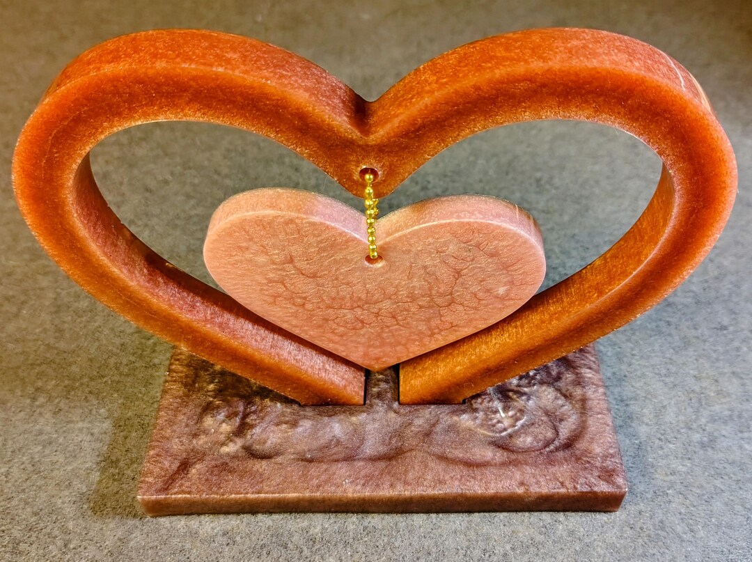 Double Heart Picture Frame - Etsy