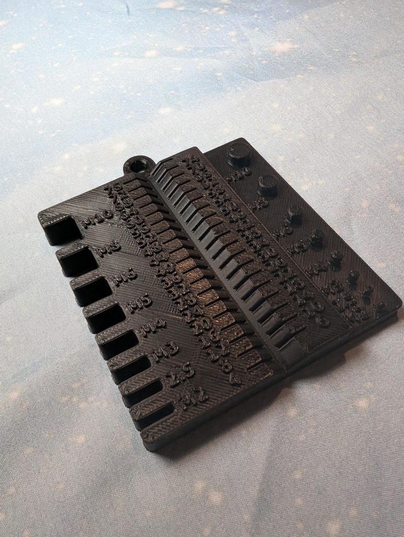 Screw & Nut Sizer Tool - Metric and Imperial Measurement Guide for ...