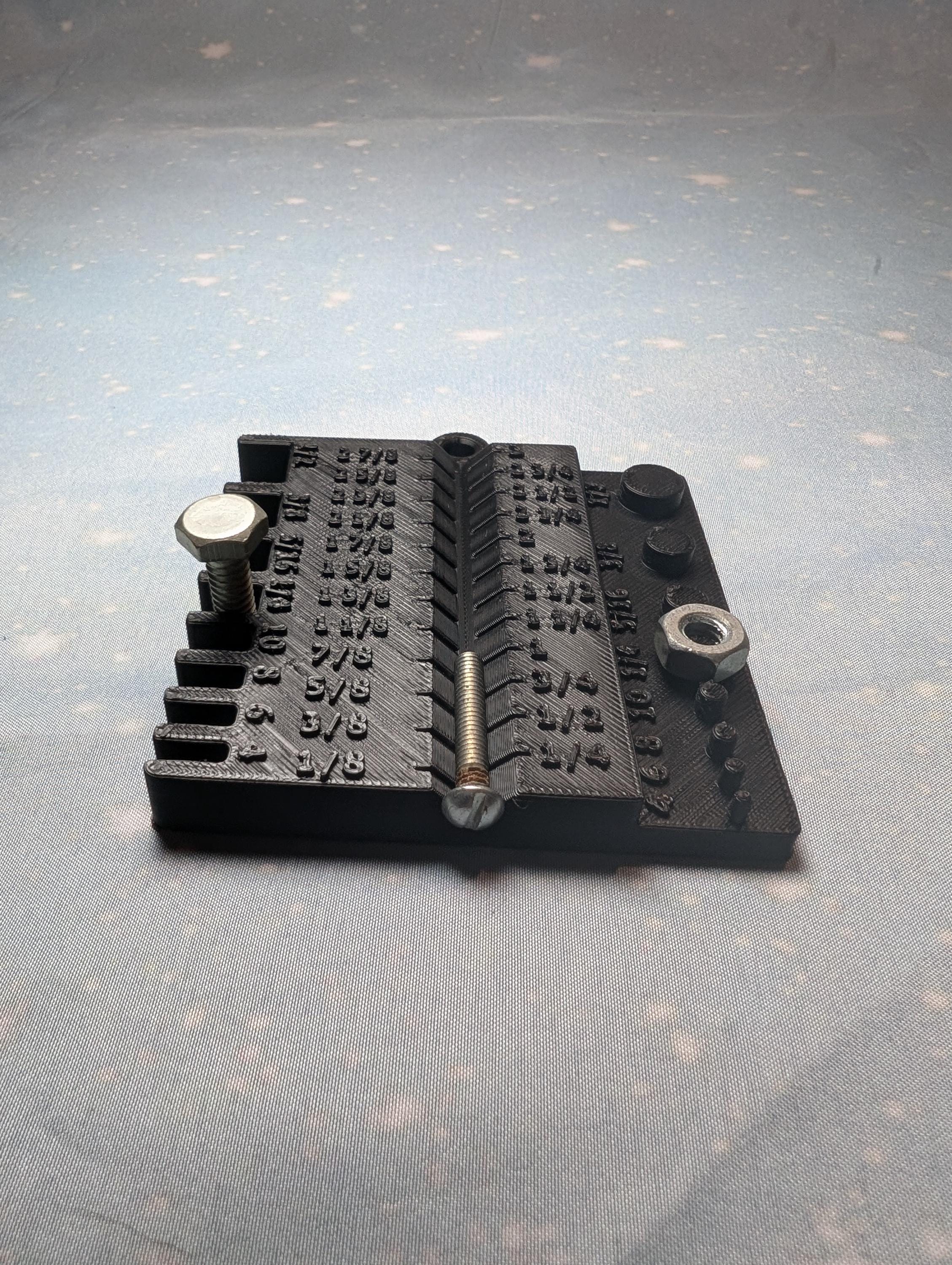 Screw & Nut Sizer Tool - Metric and Imperial Measurement Guide for ...
