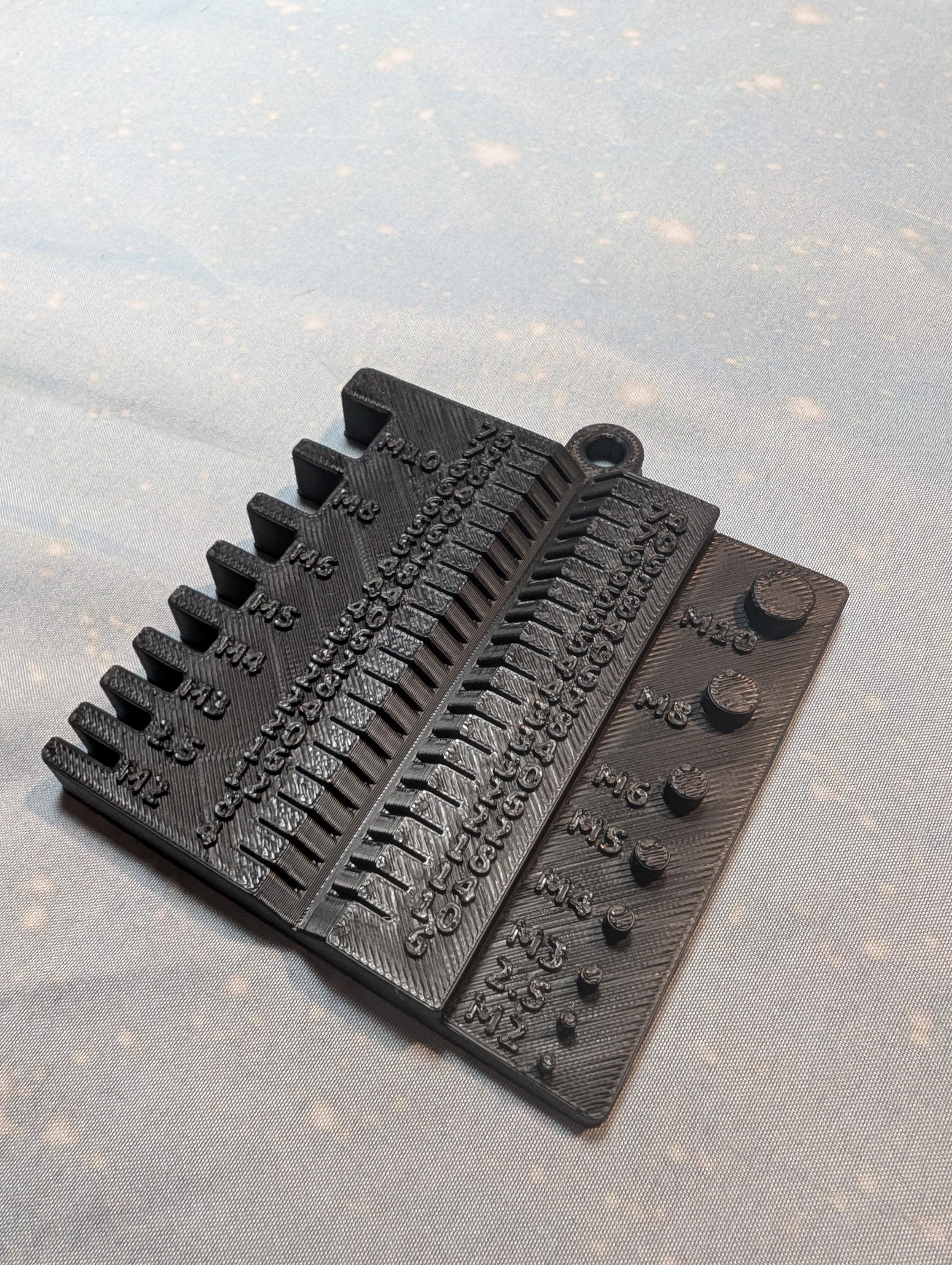 Screw & Nut Sizer Tool - Metric and Imperial Measurement Guide for ...