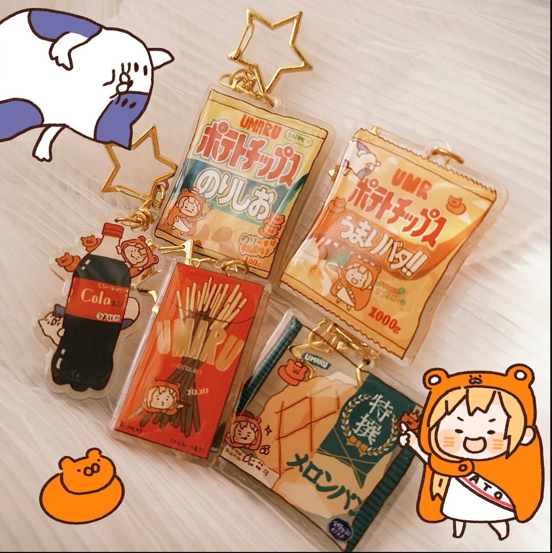 うまるちゃん UMR Anime Epoxy Keychain - Etsy