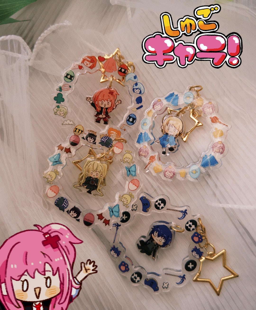 Shugo Chara!my Guardian Characters Keychain - Etsy