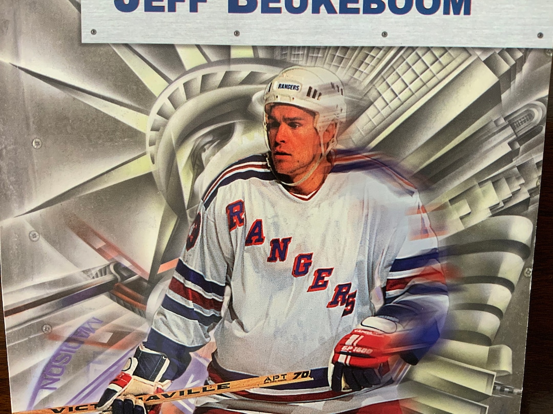Jugador de hockey Jeff Beukeboom Madison Square Garden 1998 - Etsy España