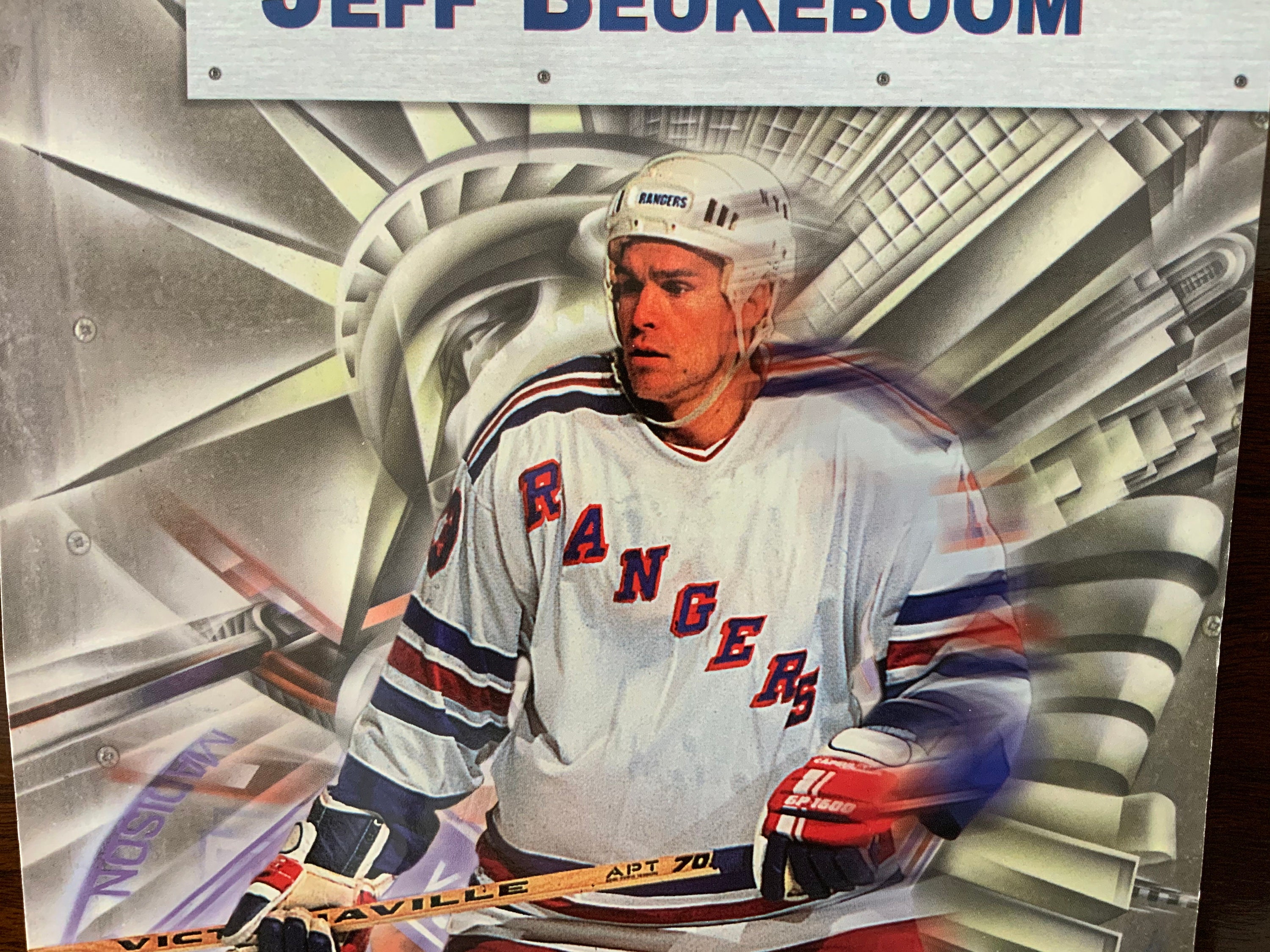 Jugador de hockey Jeff Beukeboom Madison Square Garden 1998 - Etsy España