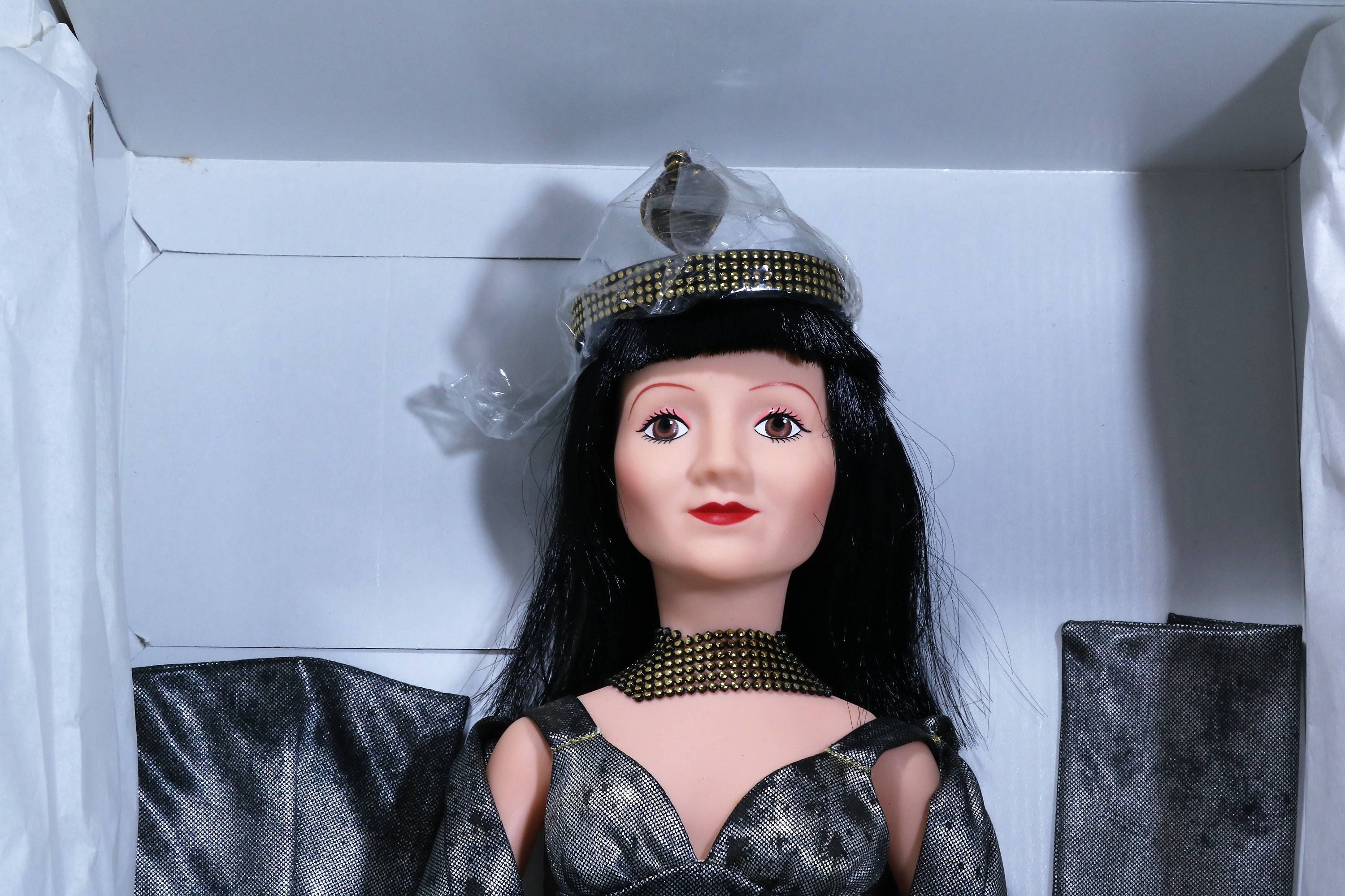 1990 Vintage Effanbee Doll Cleopatra Claudette Colbert Doll Egyptian ...