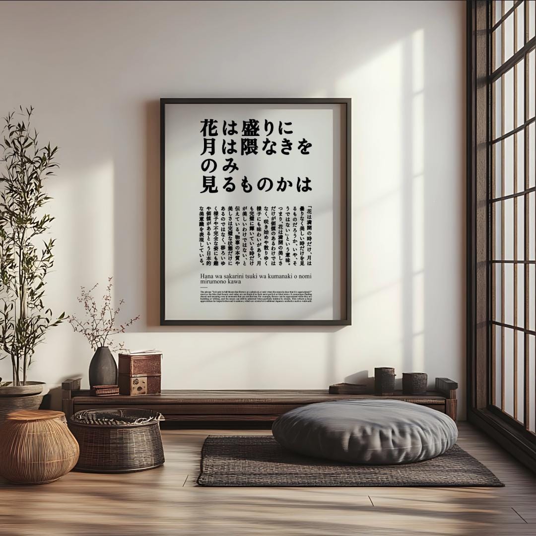 Japanese Idiom, Digital Download, Printable Art, Art Poster, Japanese ...
