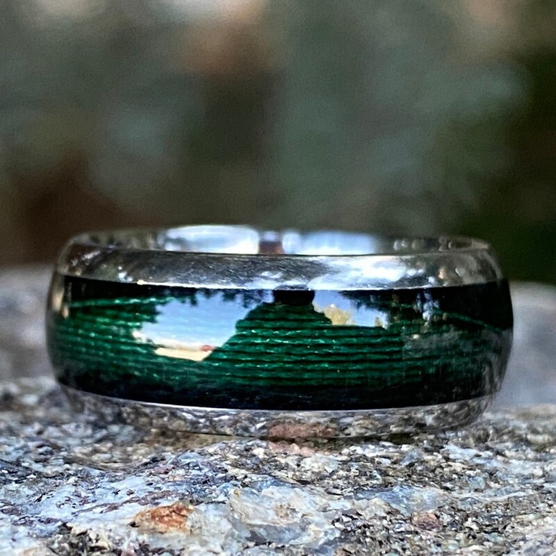 Mens Titanium Ring - Etsy