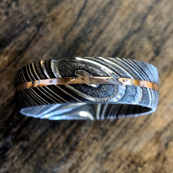 Damascus Rose Gold - Etsy