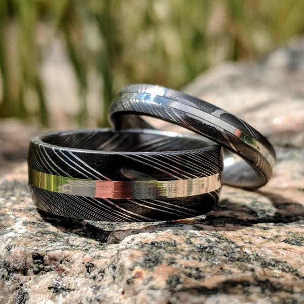 Shop Damascus Steel Ring - Etsy