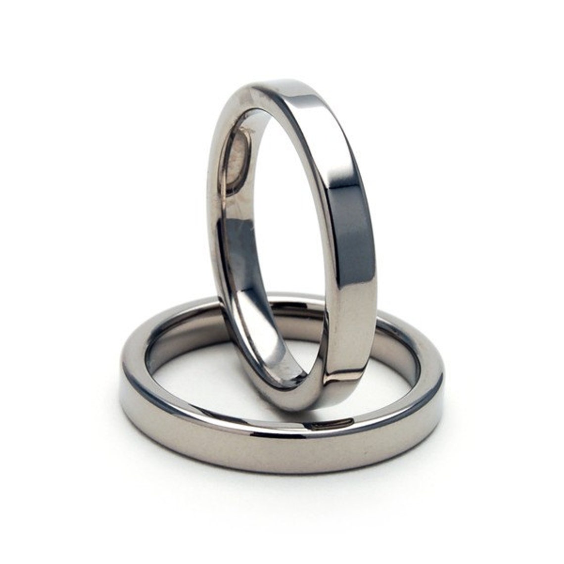 New 3mm Wide Comfort Fit Titanium Ring - Etsy