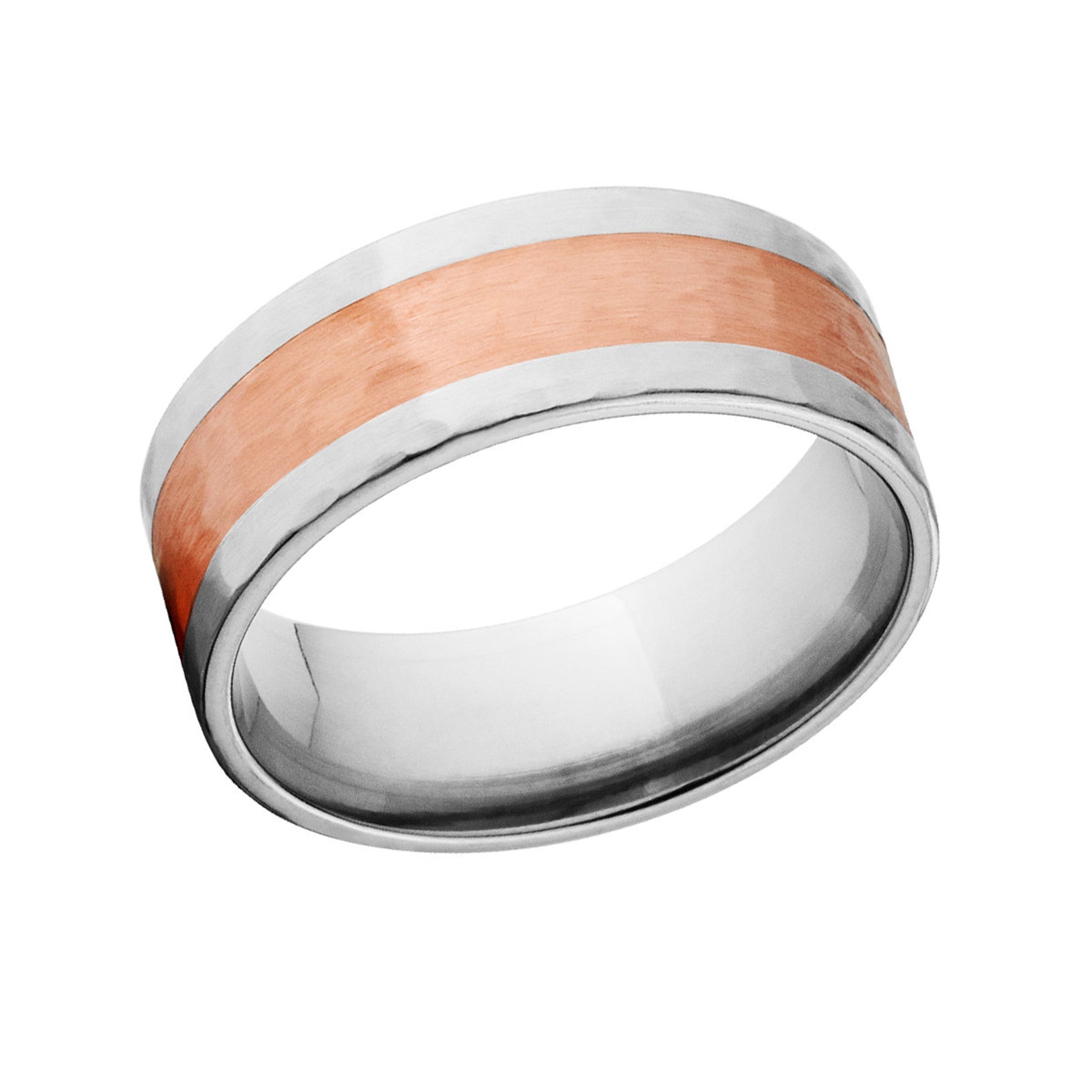 Copper Ring Titanium Wedding Ring Copper Inlay Ring Titanium - Etsy