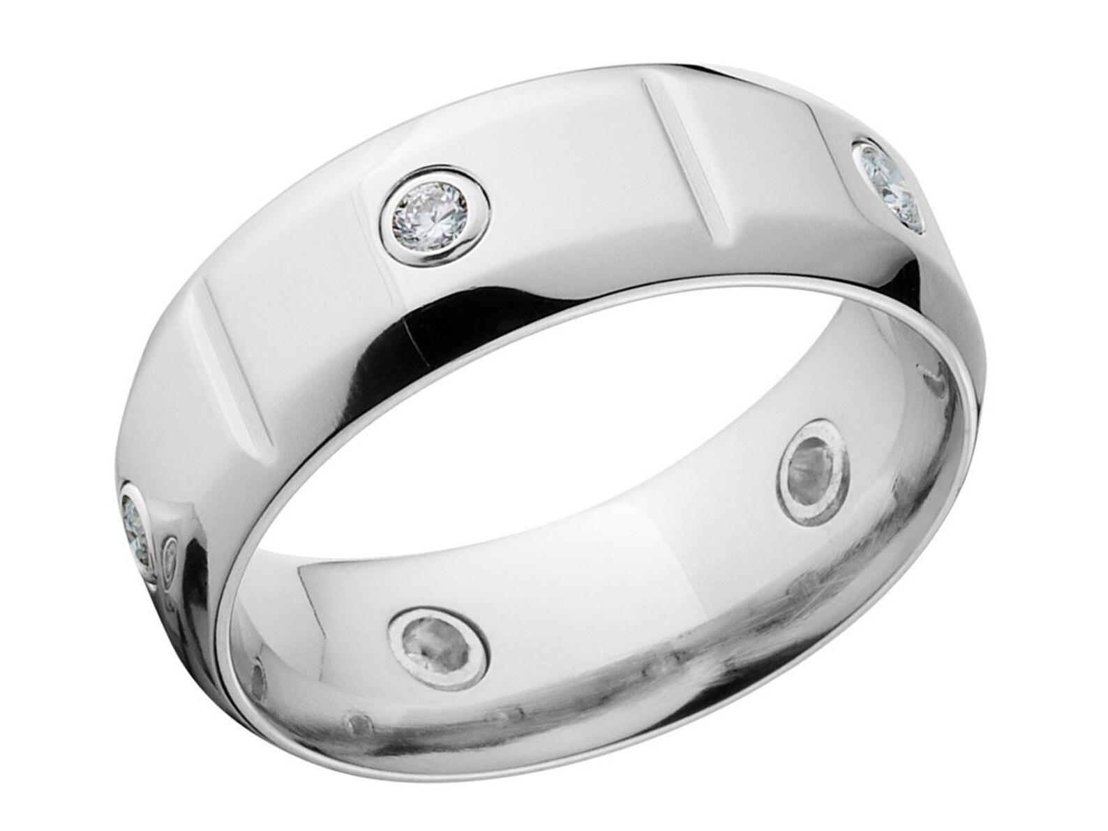 Cobalt Diamond Rings Custom Wedding Bands Sku: - Etsy