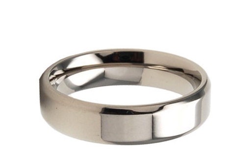 New 5mm Wide Comfort Fit Titanium Ring 5BN-P | Etsy