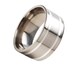 New 11mm Titanium Ring, Sterling Silver Inlay Band, Modern Ring 4-17 ...