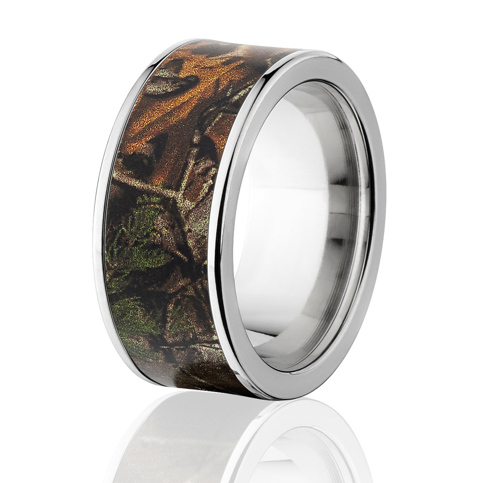 Realtree Xtra Official Camouflage Ring, Titanium Camo Rings: 10f ...