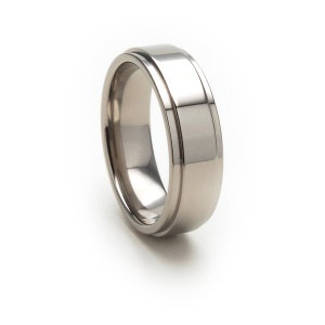New 6mm Comfort Fit, Custom Titanium Ring 6RC-P - Etsy