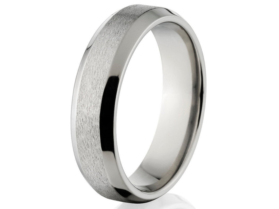 New 5mm Comfort Fit, Custom Titanium Ring, 5BN-ST - Etsy