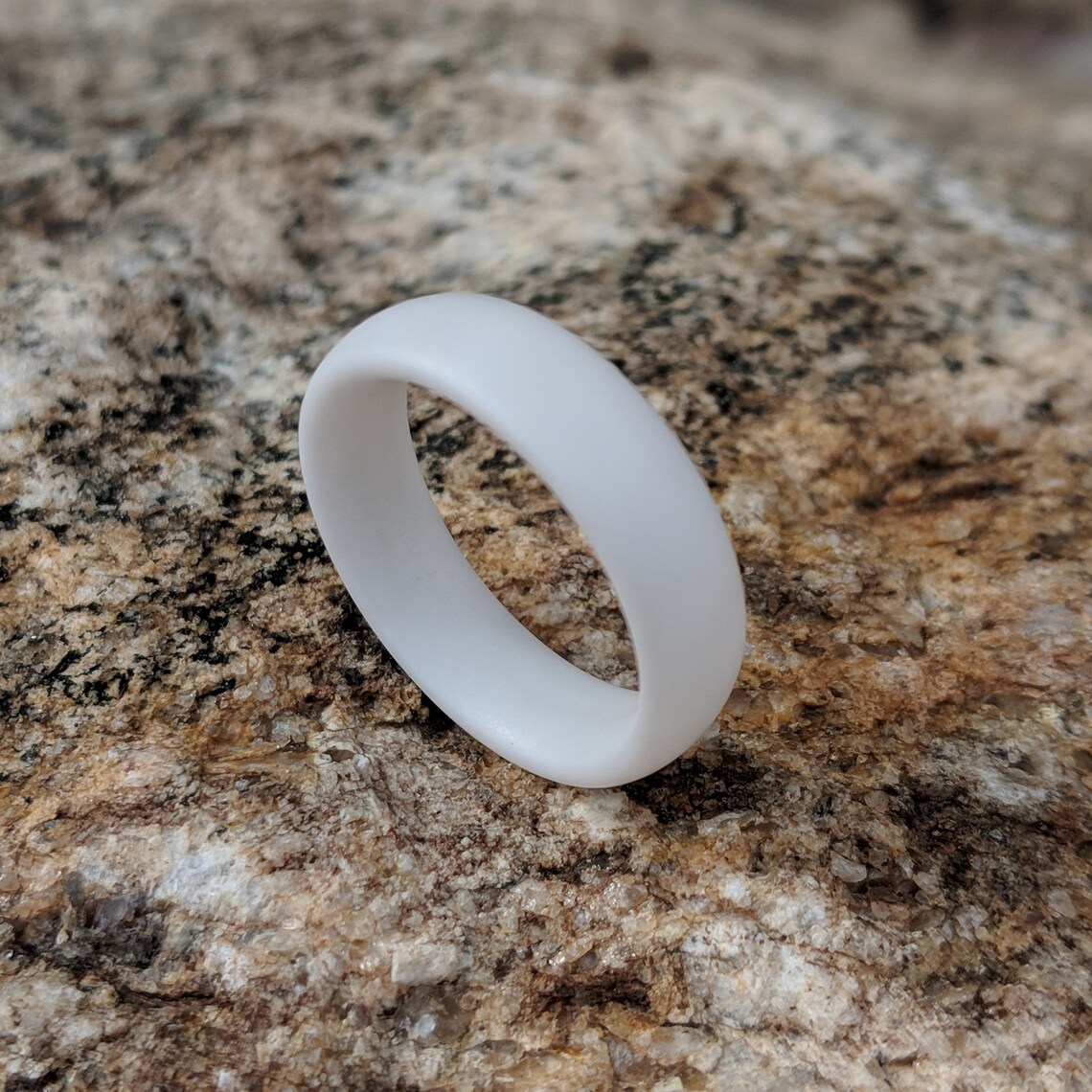 Frosted Ceramic Wedding Band White Ceramic Rings Comfort Fit - Etsy