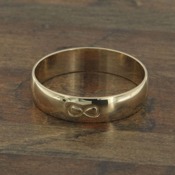Gold Infinity Ring - Etsy