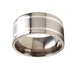 New 11mm Titanium Ring, Sterling Silver Inlay Band, Modern Ring 4-17 ...